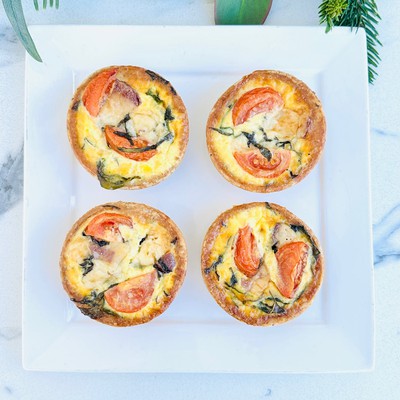 Individual Quiche - Box of 6 or 10 | Rosalie Gourmet Market