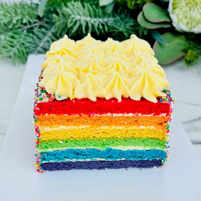 Rainbow Bar Cake | Rosalie Gourmet Market