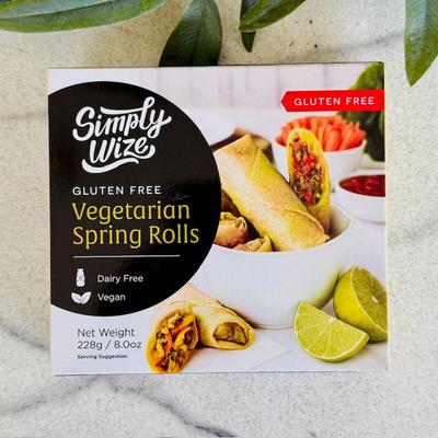 Simply Wize GF Vegetarian Spring Rolls - pack of 4 (frozen)– Rosalie ...