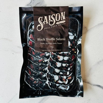 Saison Salumi Squid Ink & Black Truffle Salami– Rosalie Gourmet Market