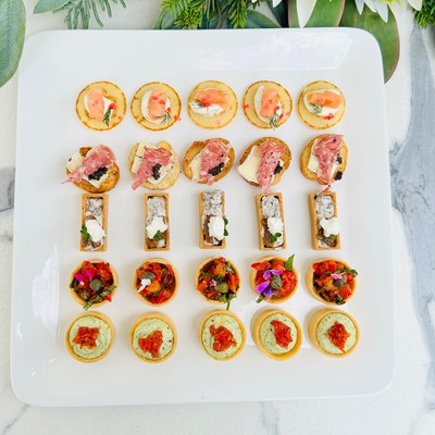 Mixed Cold Canape Boxes (50 items per box) | Rosalie Gourmet Market