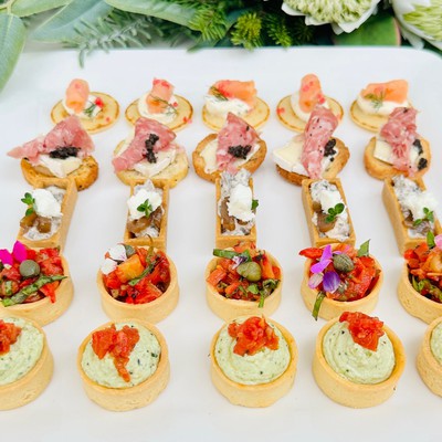 Mixed Canape Box (50 pieces) - Cold– Rosalie Gourmet Market