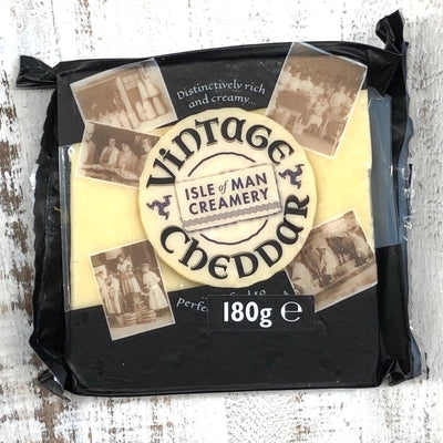 Isle of Man Creamery Vintage Cheddar 180g– Rosalie Gourmet Market