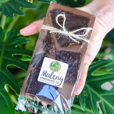 Maleny Chocolate Co - Toasted Coconut Milk 140g | Rosalie Gourmet Market