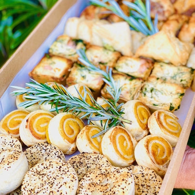 Mixed Canape Box (50 pieces) - Warm | Rosalie Gourmet Market