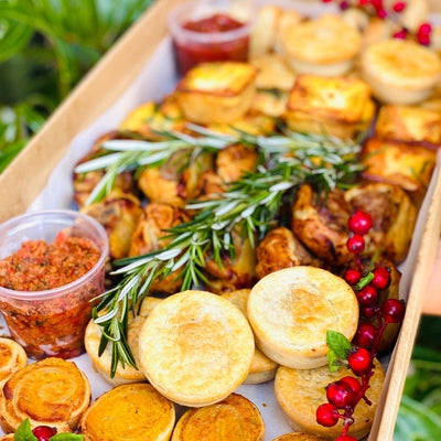 Mixed Warm Canape Boxes (50 items per box) | Rosalie Gourmet Market