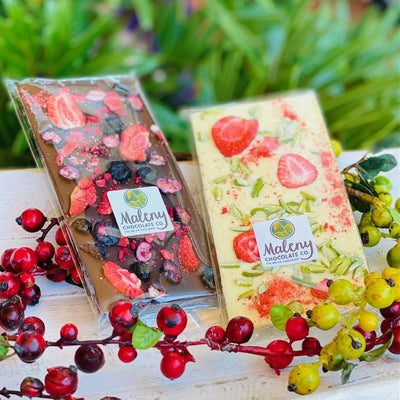 Maleny Chocolate Co - Strawberries & Cream 100g | Rosalie Gourmet Market